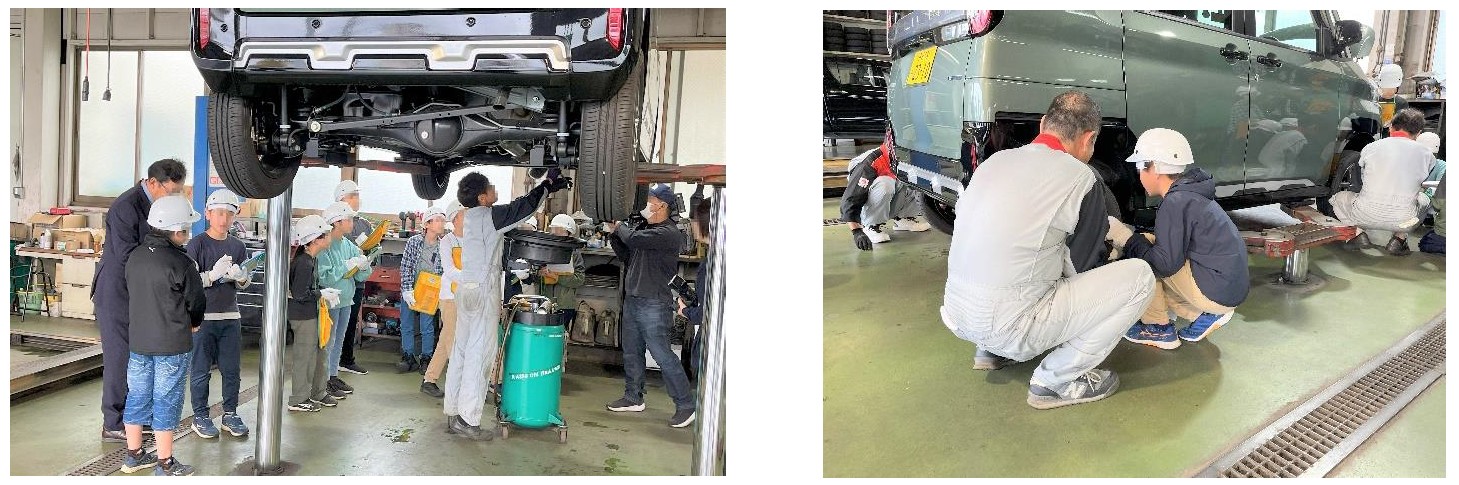 長野市立西条小学校5年生が参加！自動車整備事業者の自動車リサイクルへの取り組みを学ぶ見学会を開催｜お知らせ｜公益財団法人 自動車リサイクル促進センター